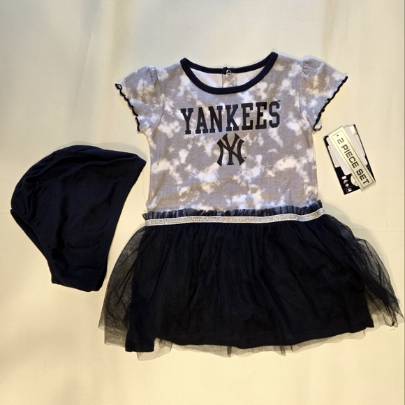 MLB | Dresses | Mlb New York Yankees Toddlers Dress 2piece Girls Size ...